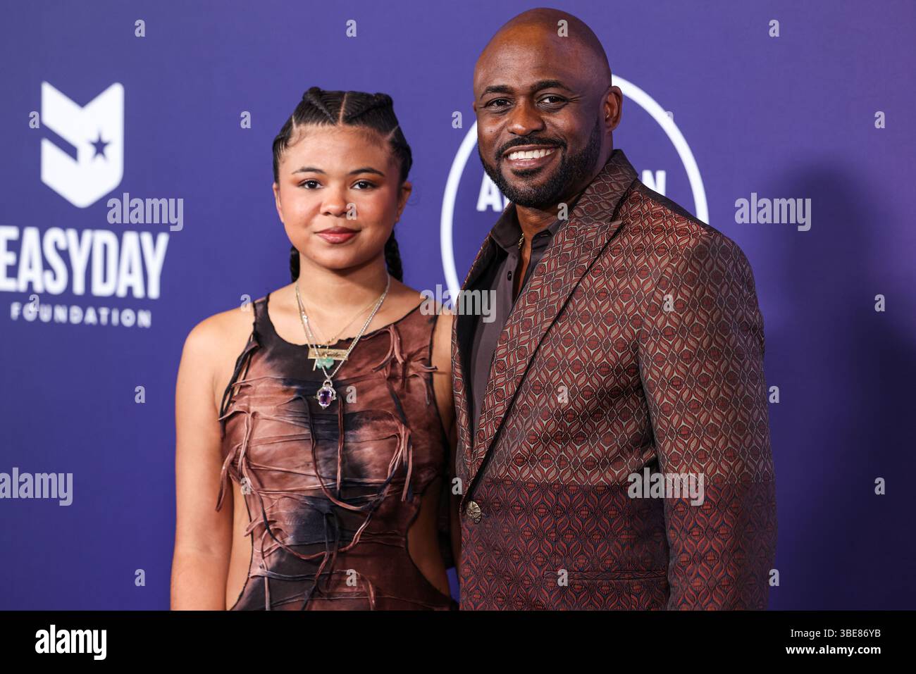 LAS VEGAS, NEVADA, USA - MAY 26: Maile Masako Brady and father Wayne ...