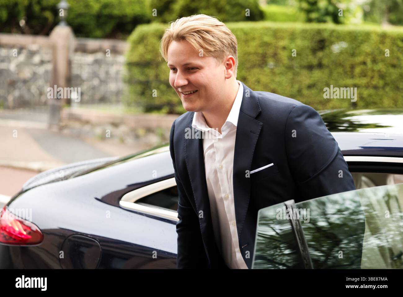 Oslo 20250527. Prince Sverre Magnus will receive the Norwegian squad and support staff at the ...