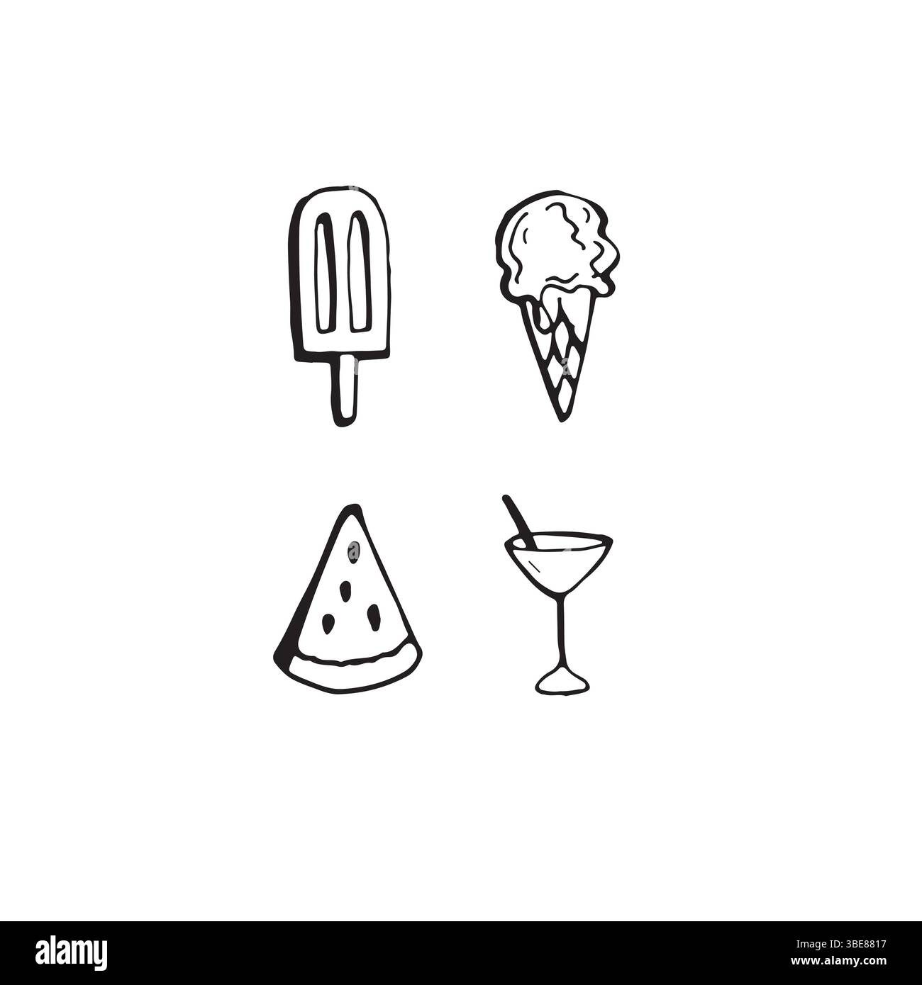 Handdrawn background Black and White Stock Photos & Images - Alamy