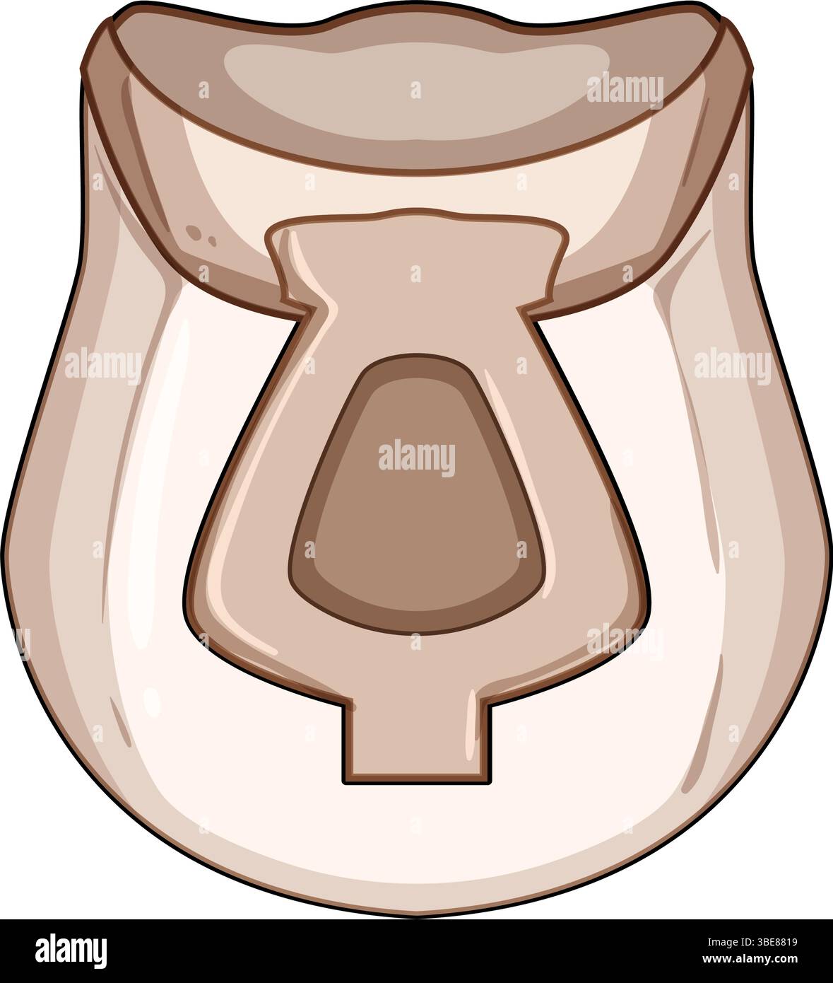 pain cervical neck collar cartoon vector illustration Stock Vector ...