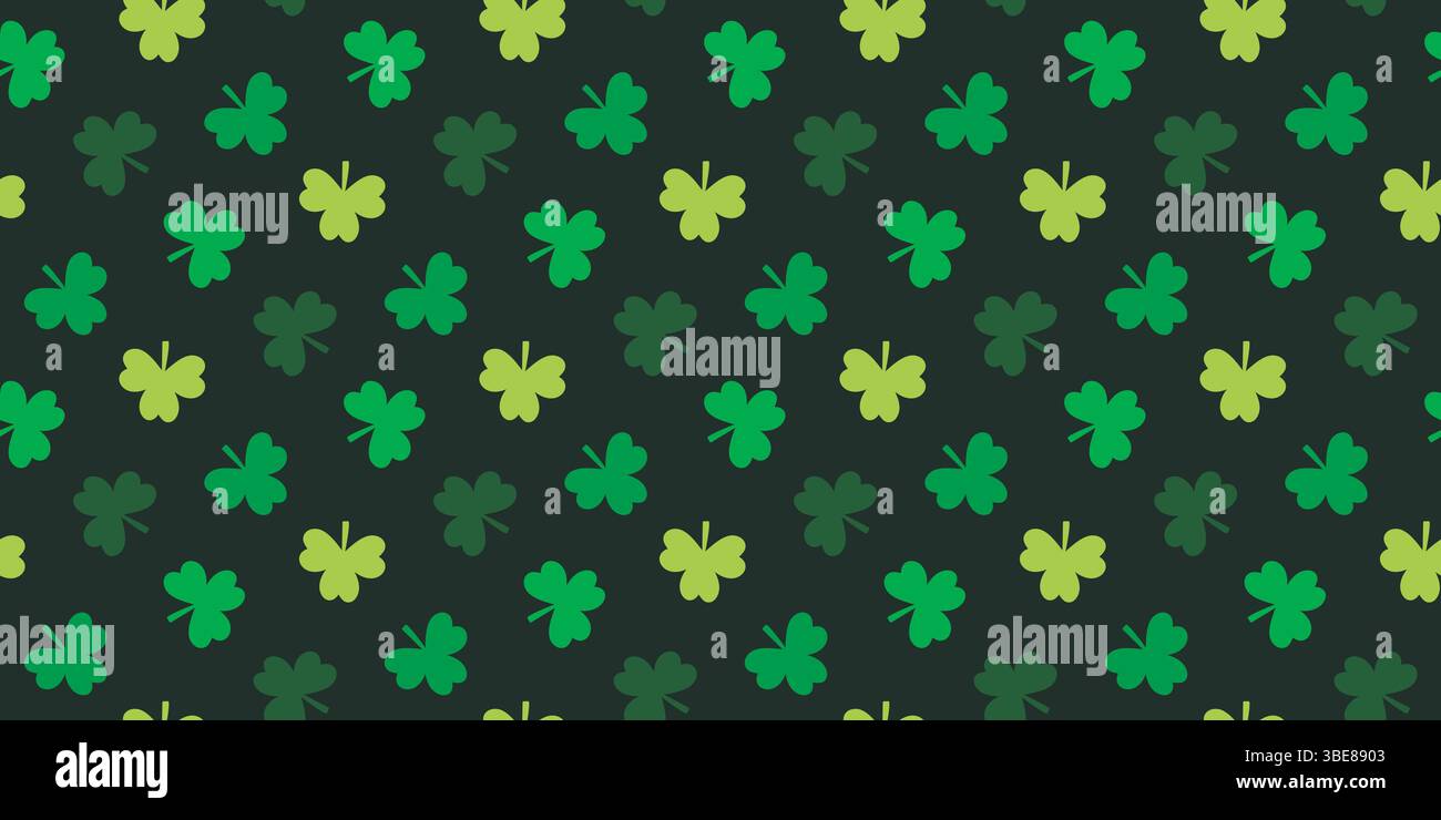 Vibrant green clover field Stock Vector Images - Alamy