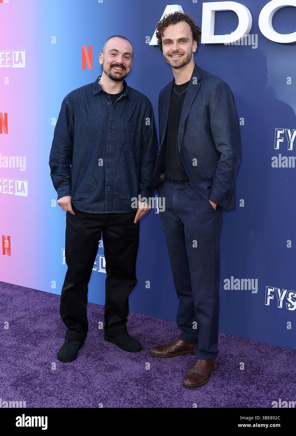 NORTH HOLLYWOOD, LOS ANGELES, CALIFORNIA, USA - MAY 27: Aaron May and ...