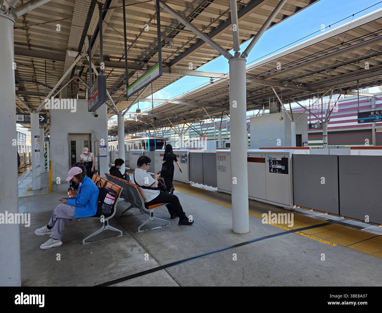Inside of Tokyo, Japan Metro Subway Train Stock Photo - Alamy
