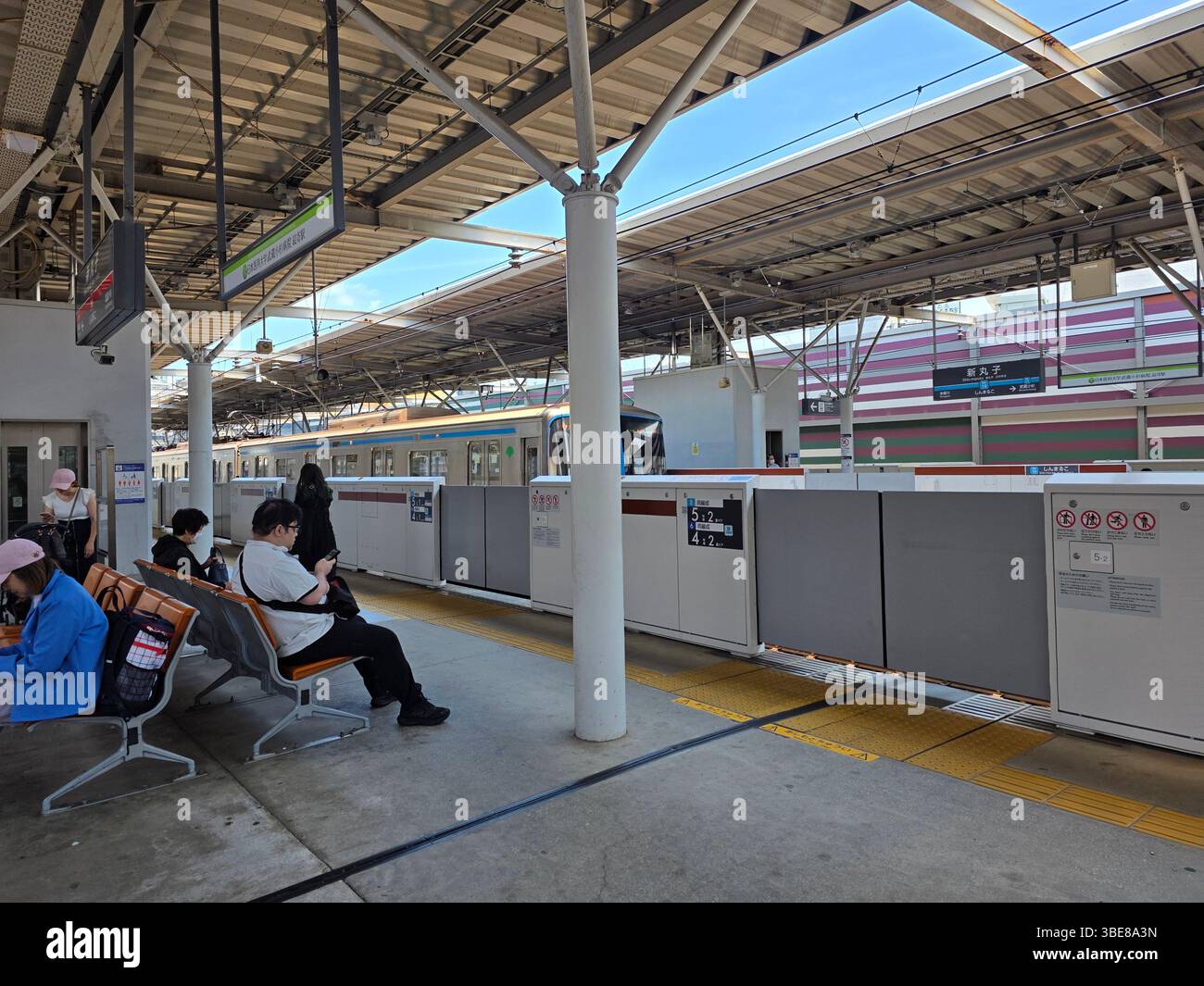 Inside of Tokyo, Japan Metro Subway Train Stock Photo - Alamy