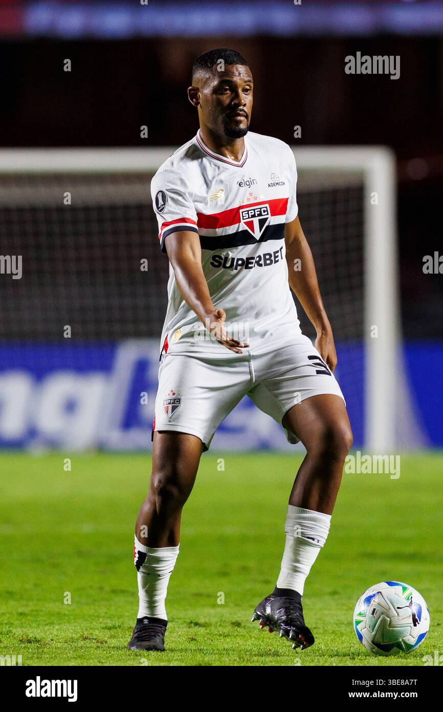 Sao Paulo, Brazil - May 27: José Sabino of São Paulo looks to pass the ...