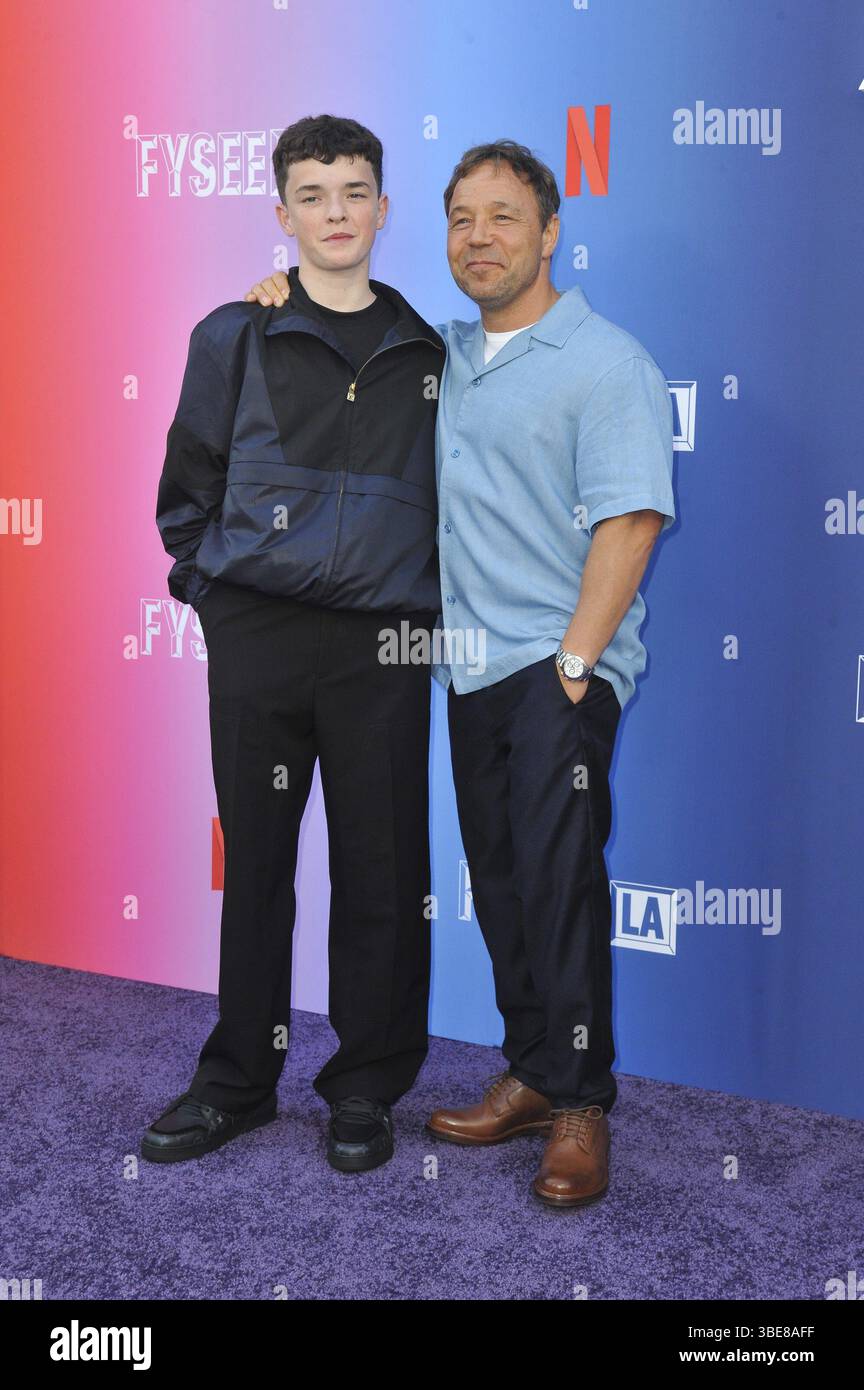 Owen Cooper, Stephen Graham at arrivals for Netflix s ADOLESCENCE ATAS ...