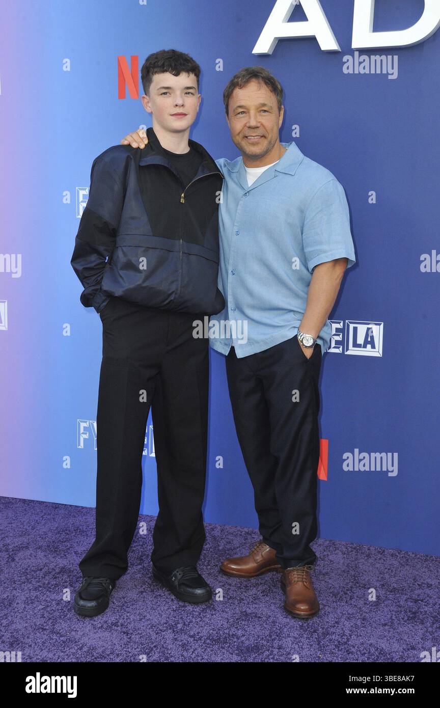 Owen Cooper, Stephen Graham at arrivals for Netflix s ADOLESCENCE ATAS ...