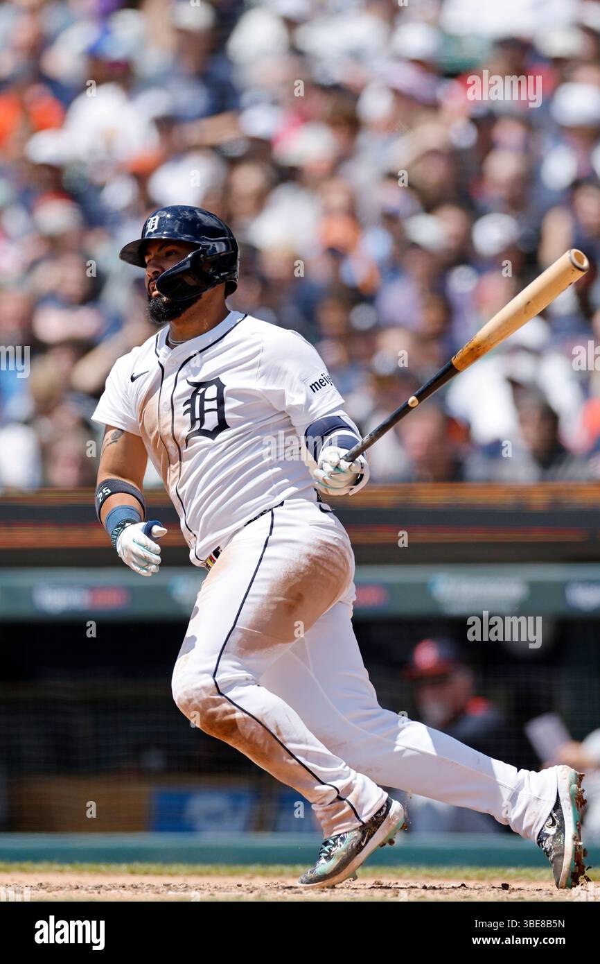 DETROIT, MI - MAY 25: Detroit Tigers second baseman Gleyber Torres #25 ...