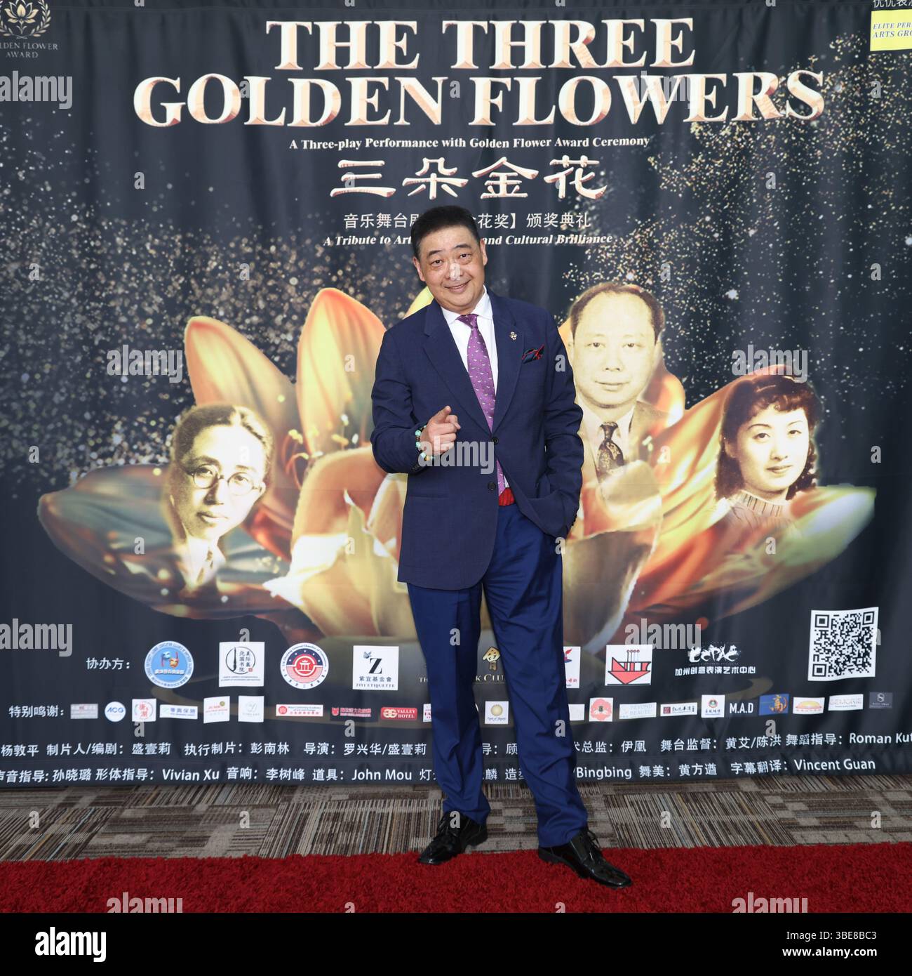 Pasadena, California, USA. 24th May, 2025. TV host Joey Zhou, founder ...