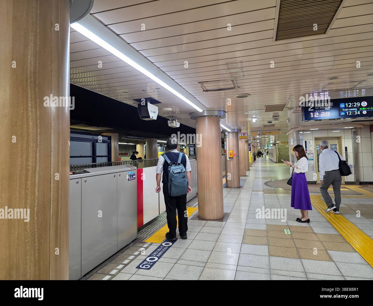 Inside of Tokyo, Japan Metro Subway Train Stock Photo - Alamy