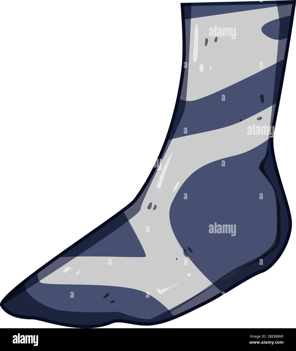support compression socks cartoon vector illustration Stock Vector ...