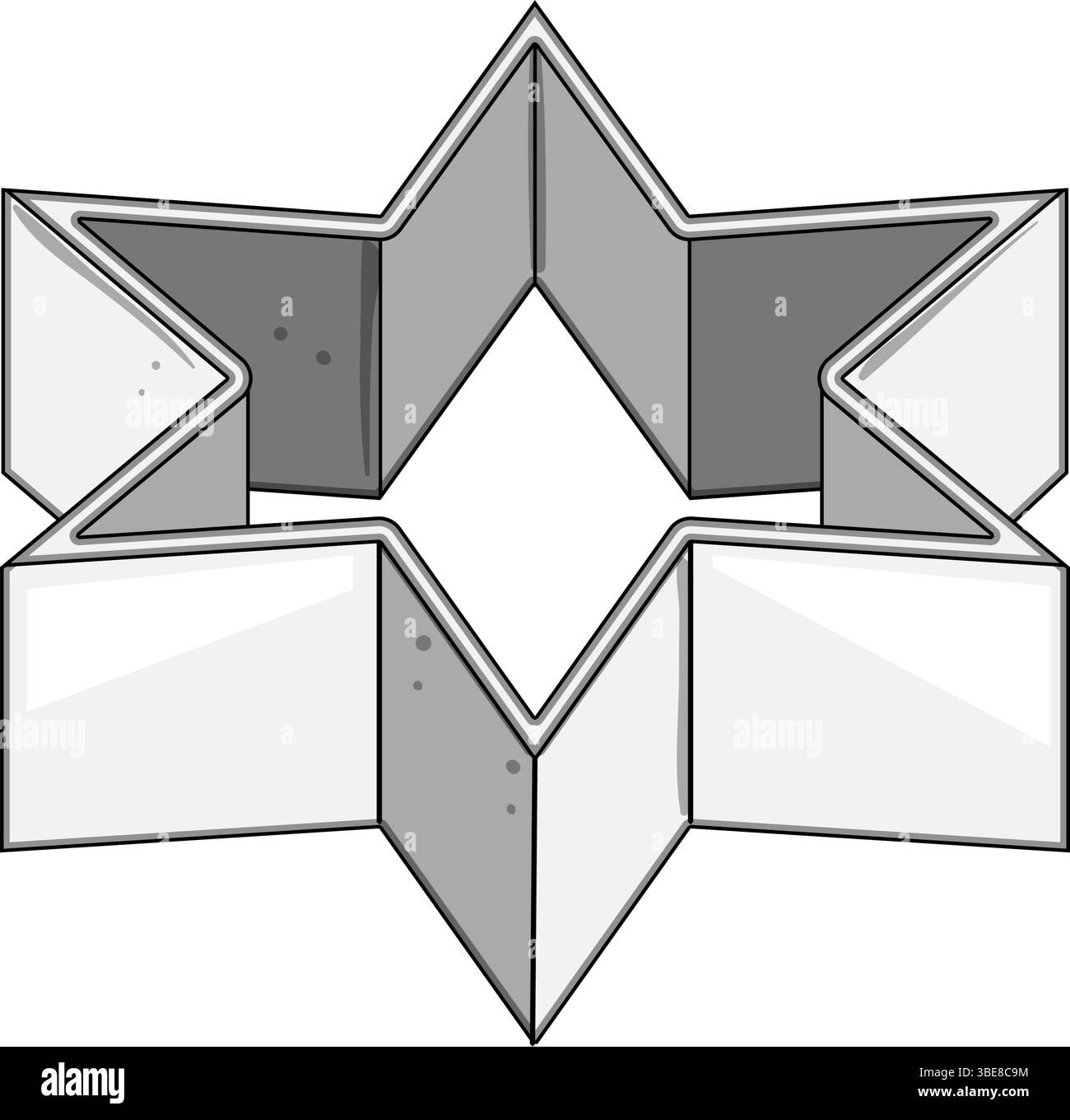 baking cookie cutter cartoon vector illustration Stock Vector Image ...