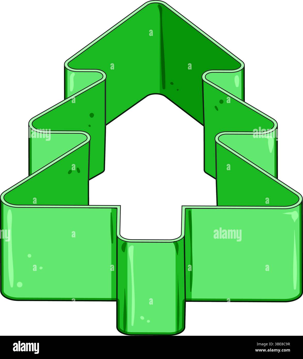 metal cookie cutter cartoon vector illustration Stock Vector Image ...