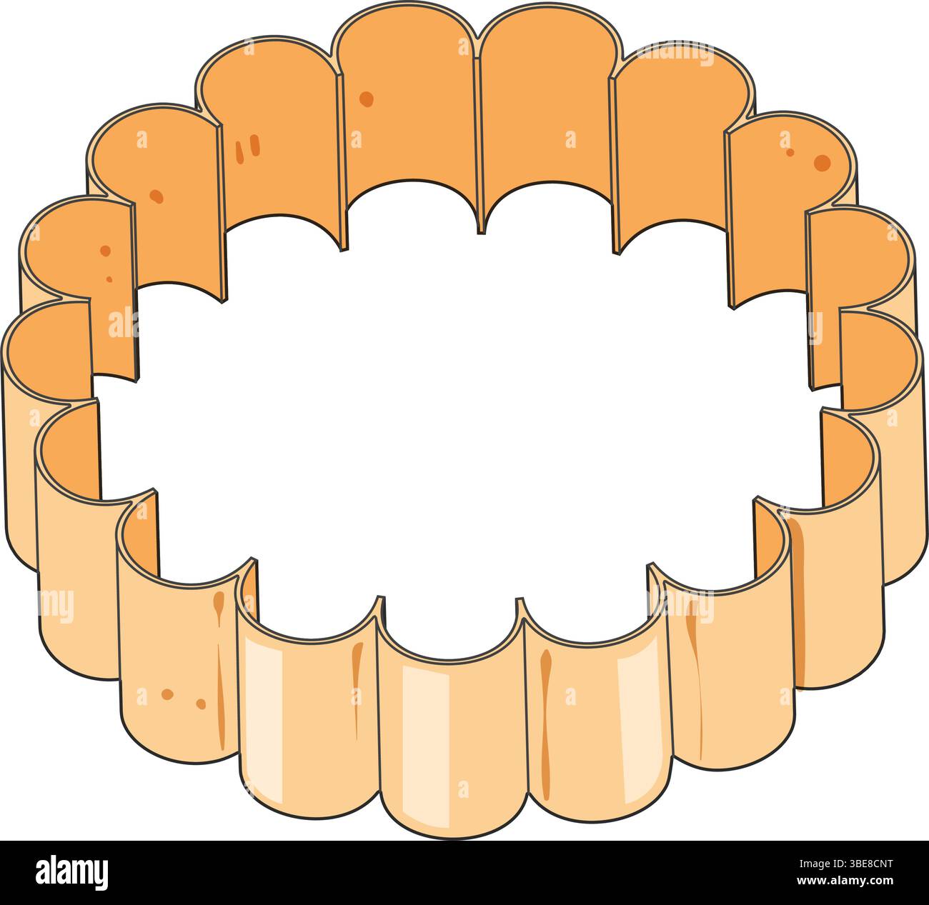 shapes cookie cutter cartoon vector illustration Stock Vector Image ...