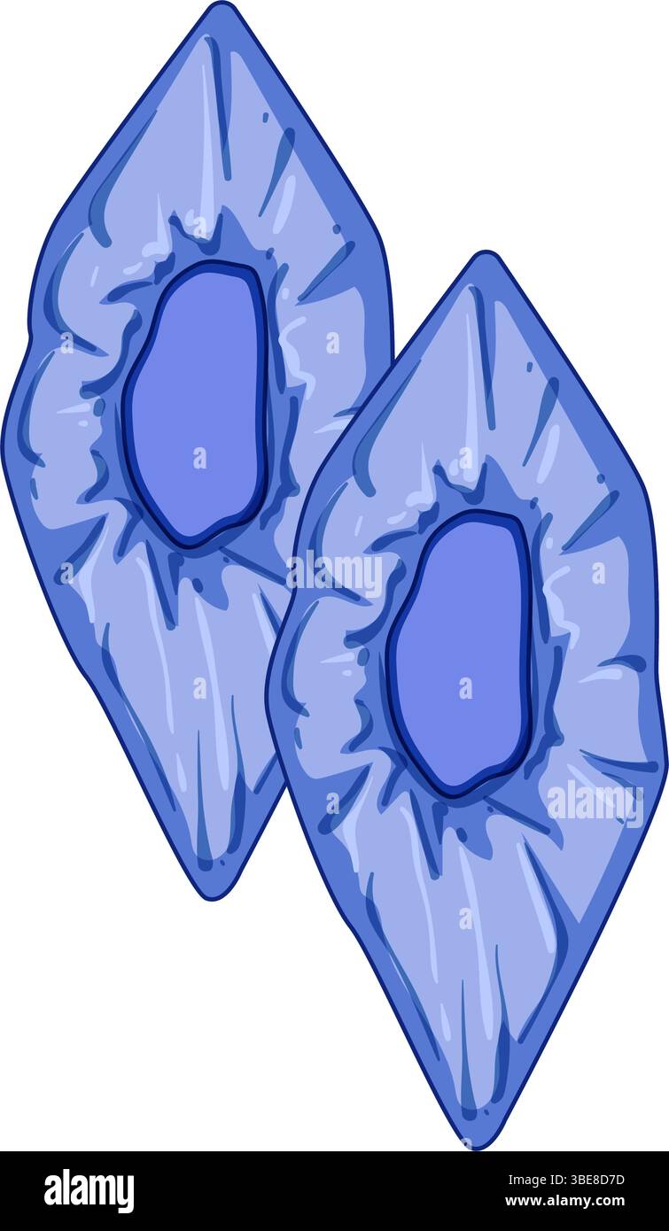 nonslip disposable shoe covers cartoon vector illustration Stock Vector ...