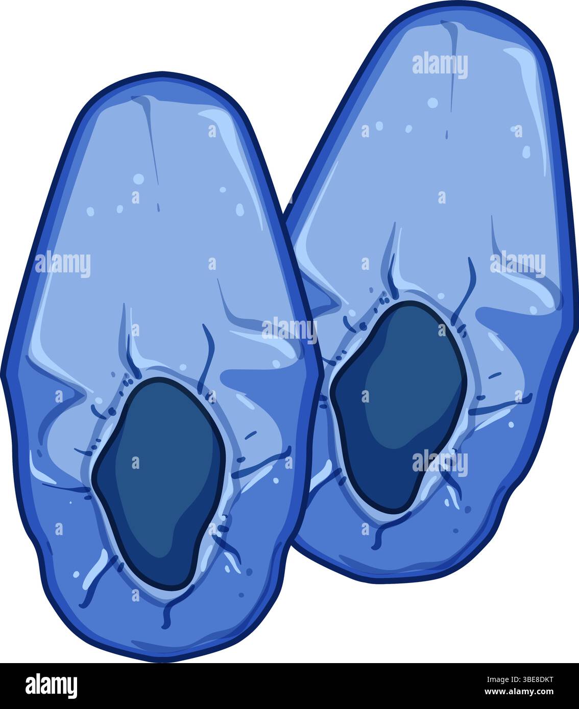 antistatic disposable shoe covers cartoon vector illustration Stock ...
