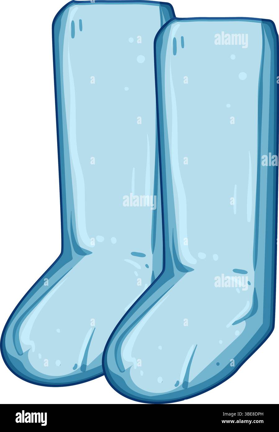 reusable disposable shoe covers cartoon vector illustration Stock ...