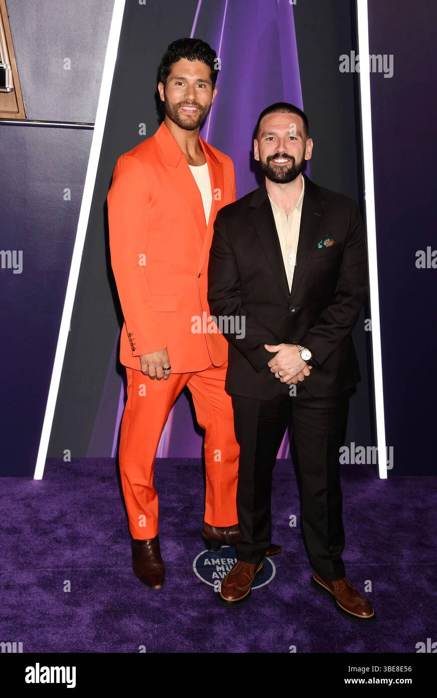 LAS VEGAS, NEVADA - MAY 26: Dan + Shay attend the 2025 American Music ...
