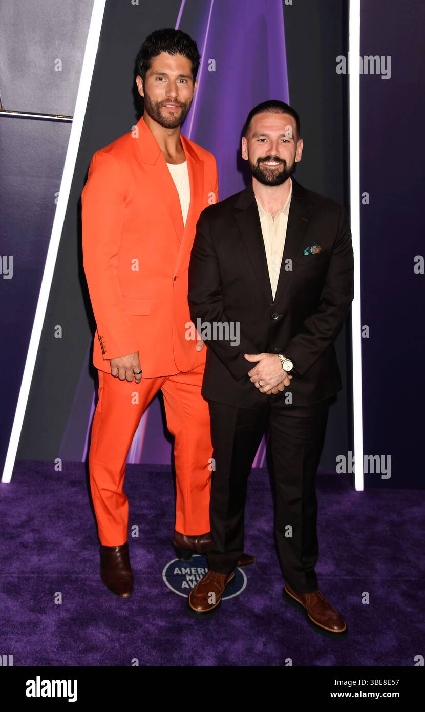 LAS VEGAS, NEVADA - MAY 26: Dan + Shay attend the 2025 American Music ...