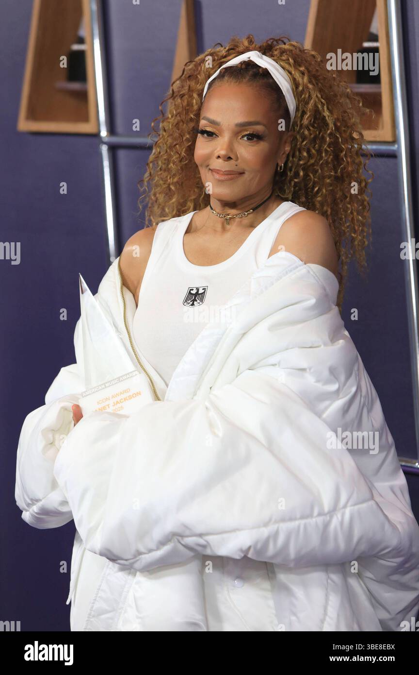 Janet Jackson bei der Verleihung der 53. American Music Awards 2025 im ...