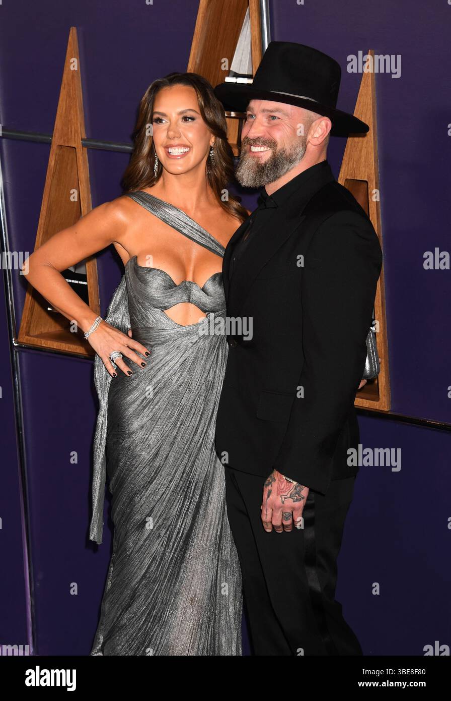 LAS VEGAS, NEVADA - MAY 26: Kendra Scott and Zac Brown attend the 2025 ...