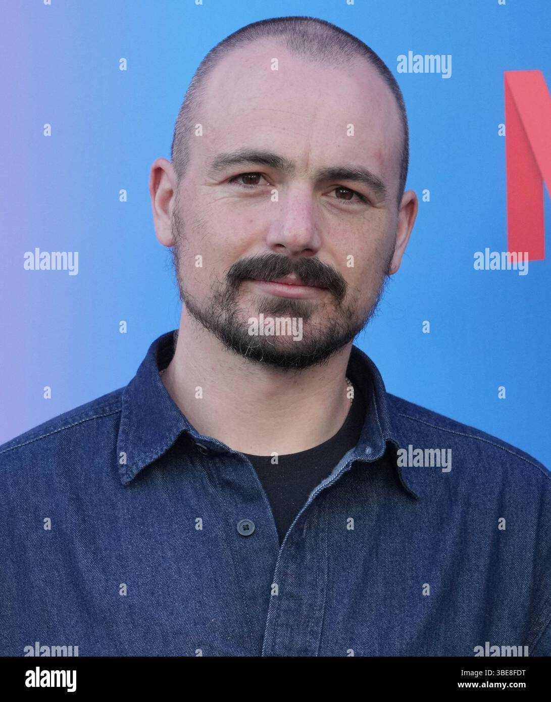 Los Angeles, USA. 27th May, 2025. Aaron May arrives at the Netflix's ...