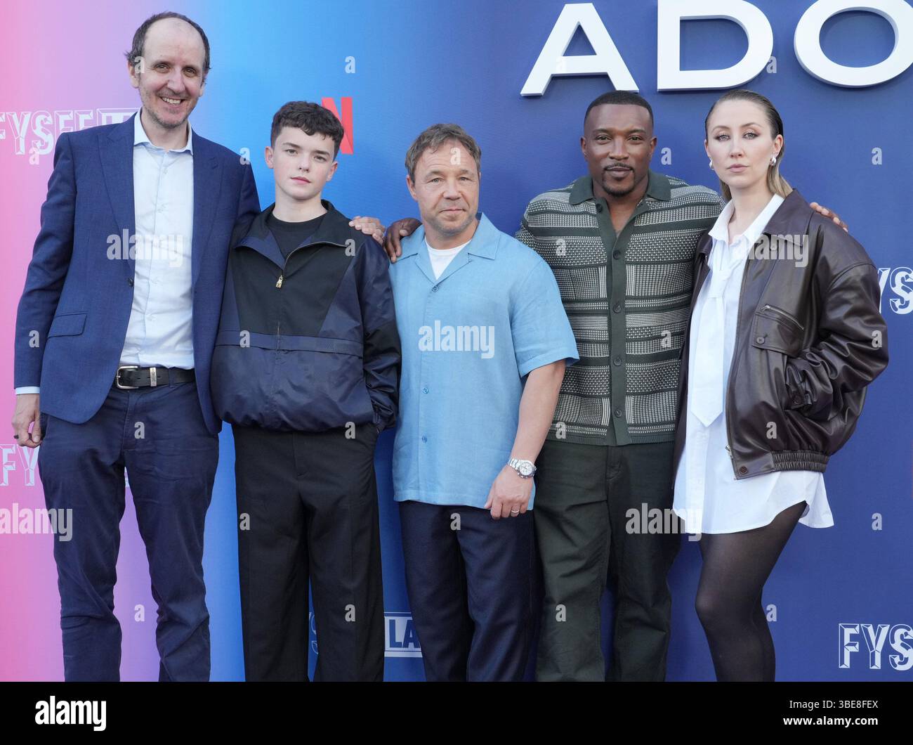 Los Angeles, USA. 27th May, 2025. (L-R) ADOLESCENCE Cast & Crew - Jack ...
