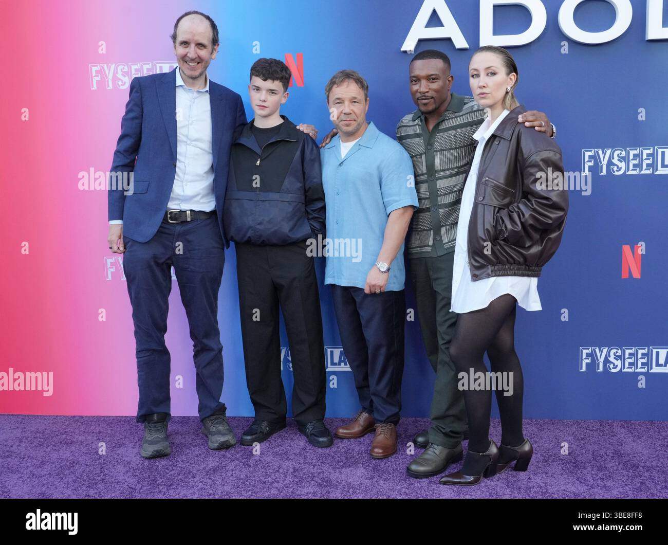 Los Angeles, USA. 27th May, 2025. (L-R) ADOLESCENCE Cast & Crew - Jack ...