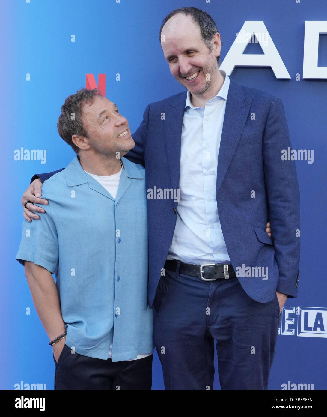 Los Angeles, USA. 27th May, 2025. (L-R) Stephen Graham and Jack Thorne ...