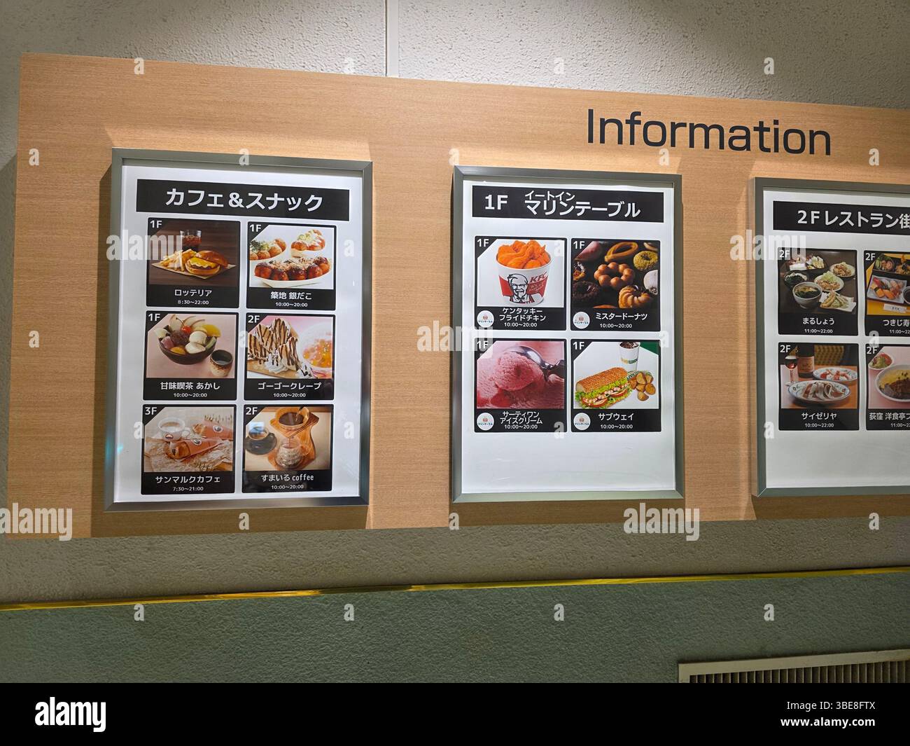 Shopping Mall Information Signage Stock Photo - Alamy