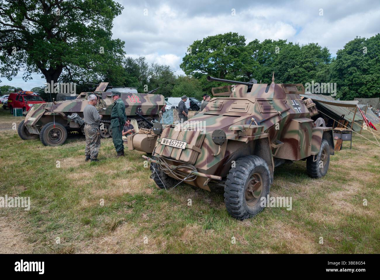 Sdkfz 222 replica on display at the Overlord military show. May 25th ...