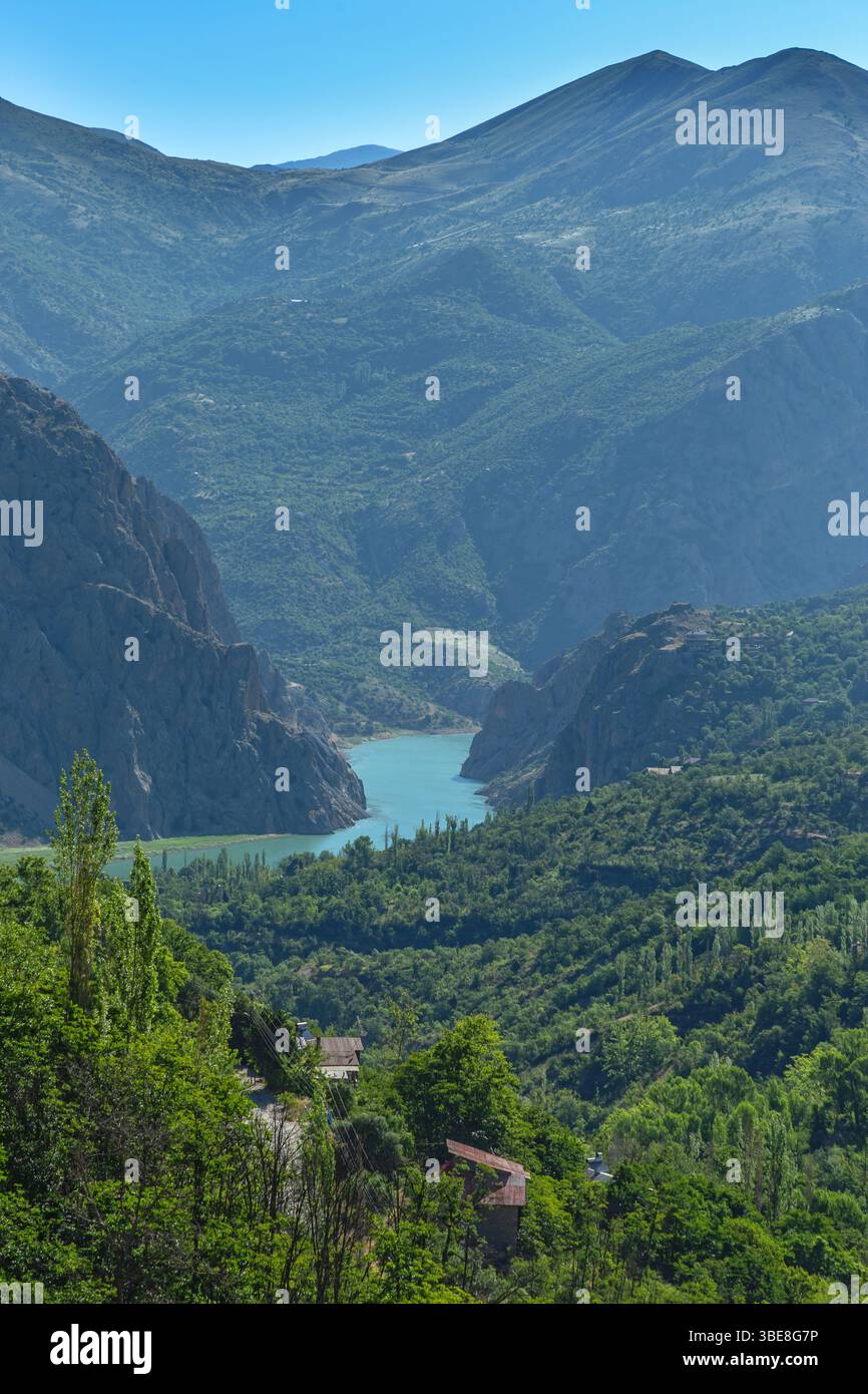 View of the Karasu River, one of the two most important branches of the ...