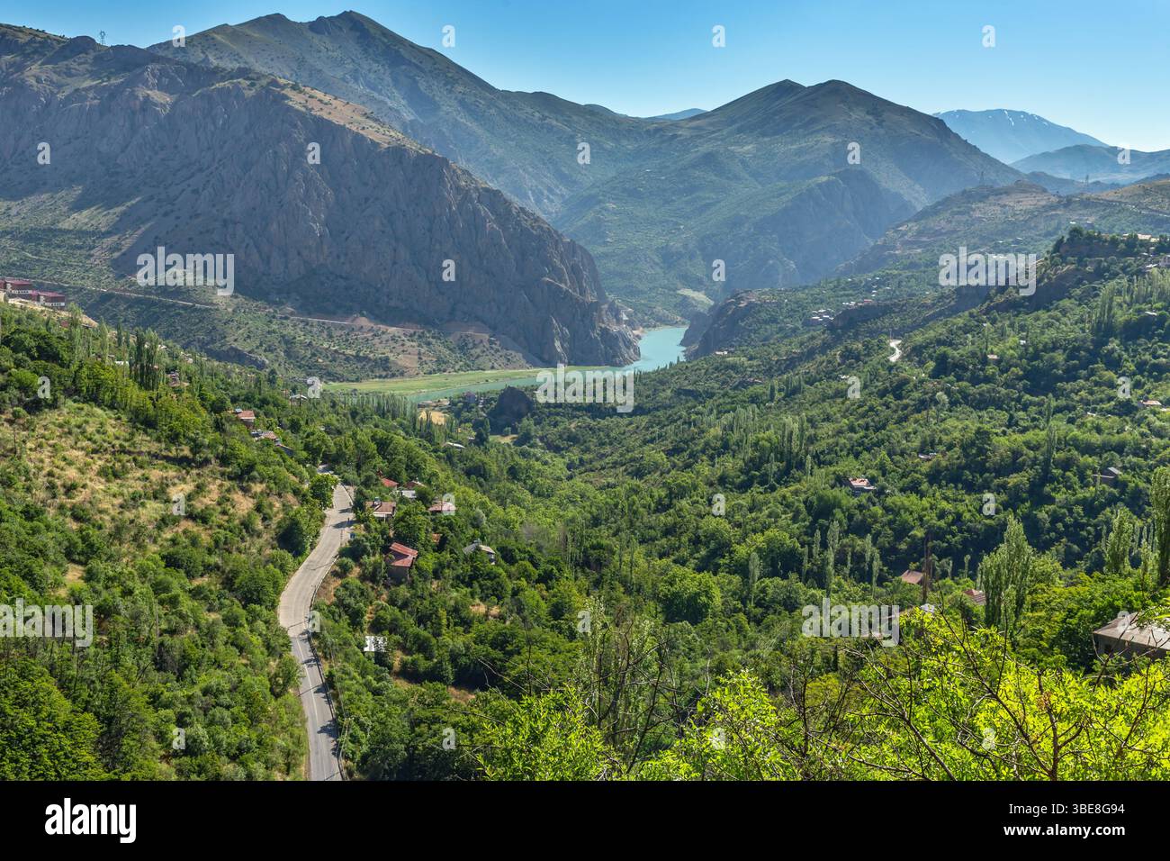 View of the Karasu River, one of the two most important branches of the ...