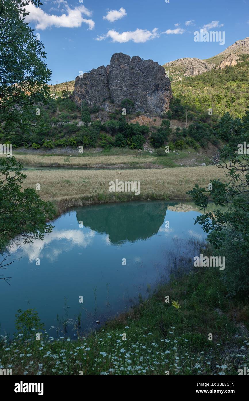 View of the Karasu River, one of the two most important branches of the ...