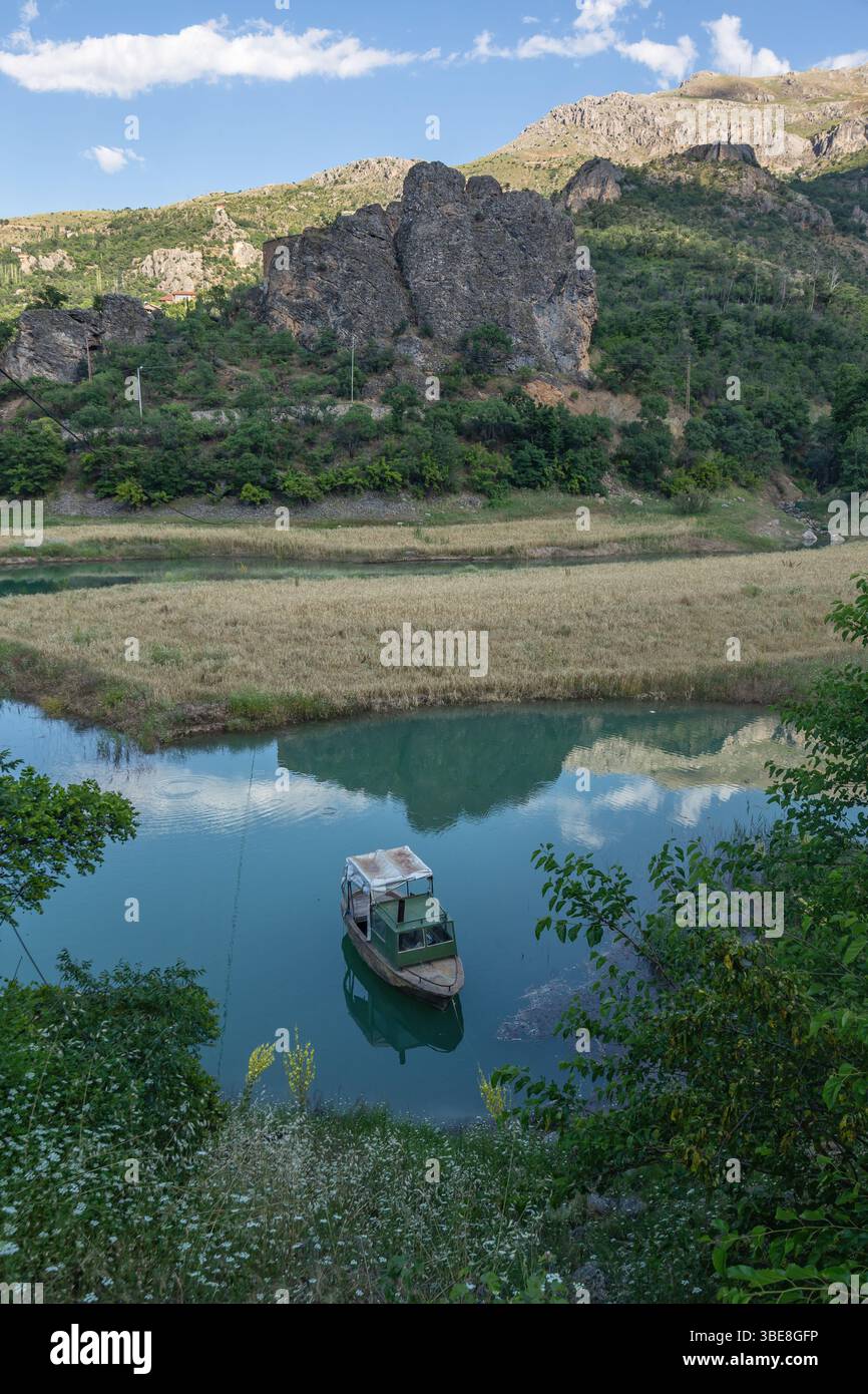 View of the Karasu River, one of the two most important branches of the ...
