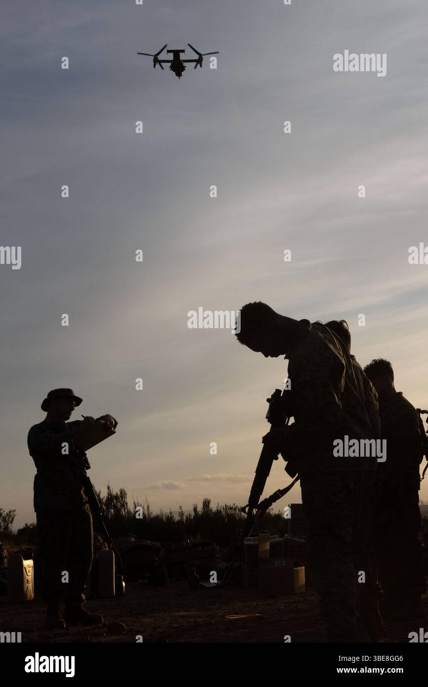 U.S. Marines with Marine Wing Communications Squadron 38, Marine Air ...