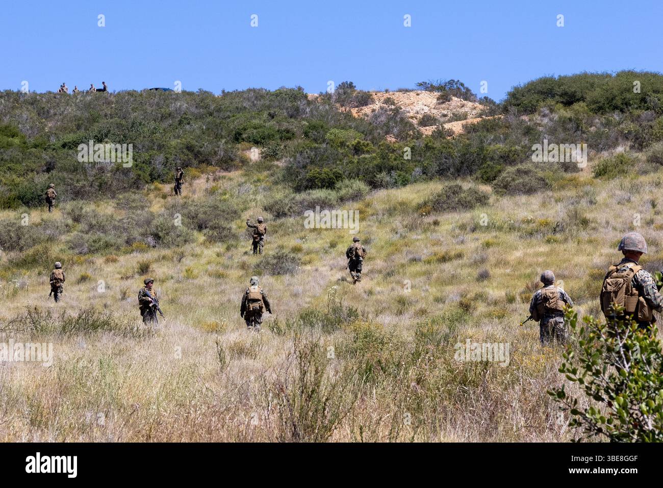 U.S. Marines with Marine Wing Communications Squadron 38, Marine Air ...