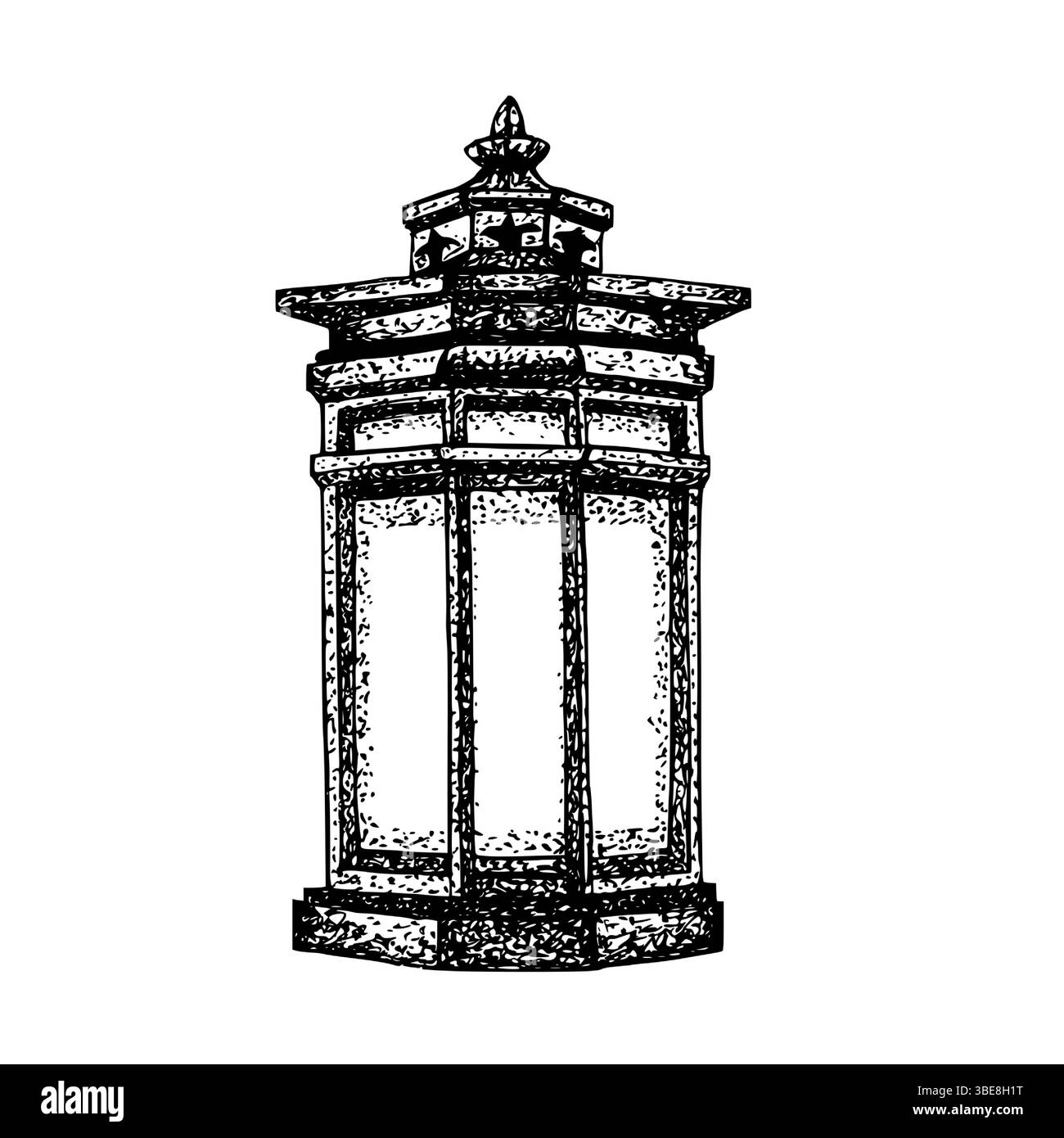 Vintage black gothic street Cut Out Stock Images & Pictures - Alamy