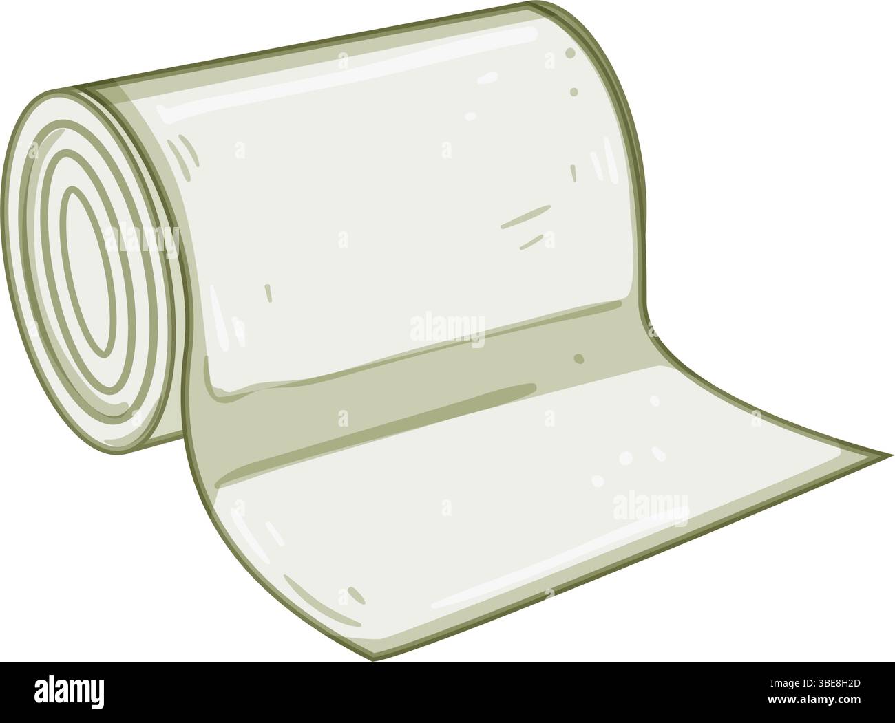 medical gauze roll cartoon vector illustration Stock Vector Image & Art ...