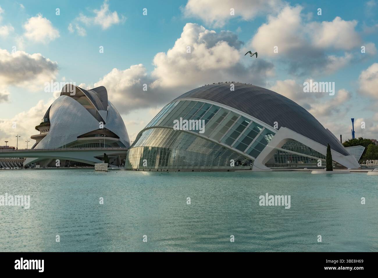 Hemisferic Modern building with an ovoid roof designed by Santiago ...