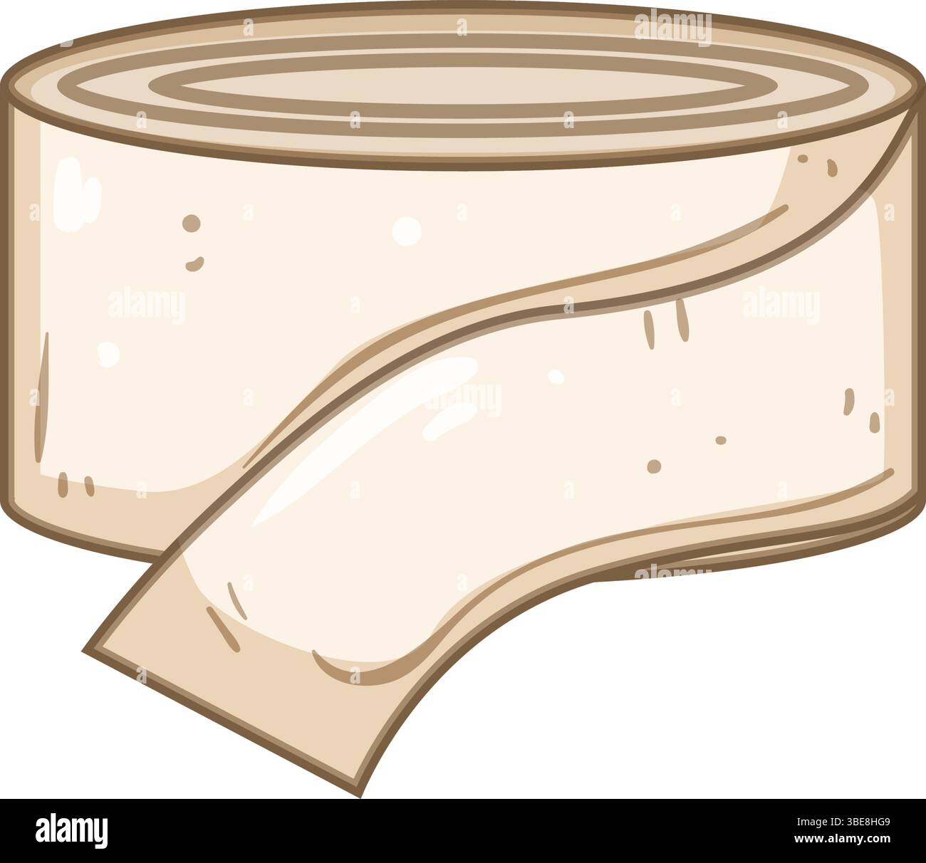 wound gauze roll cartoon vector illustration Stock Vector Image & Art ...