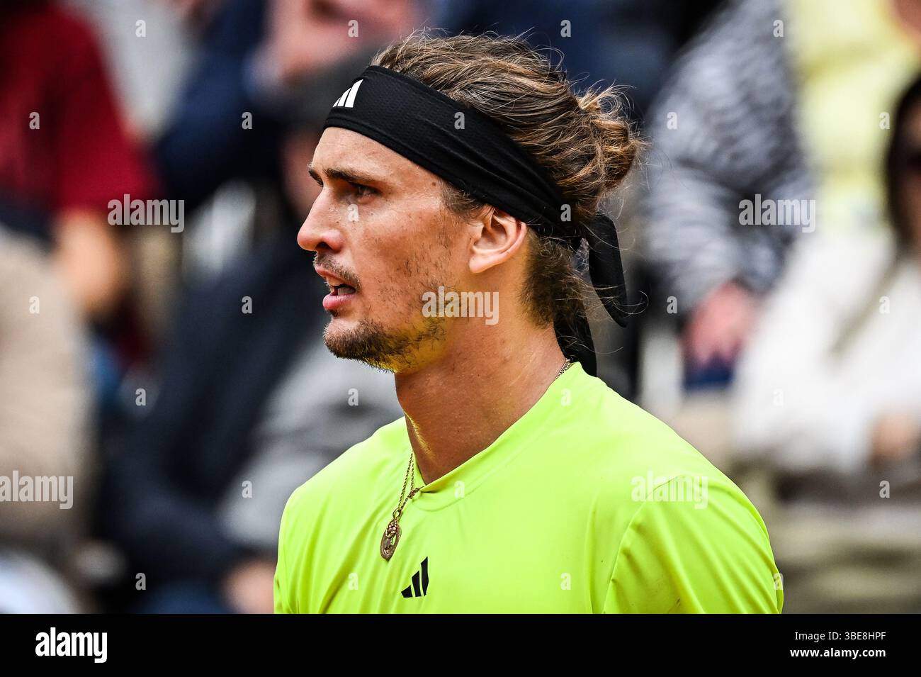 Alexander ZVEREV of Germany during the third day of the Roland-Garros ...