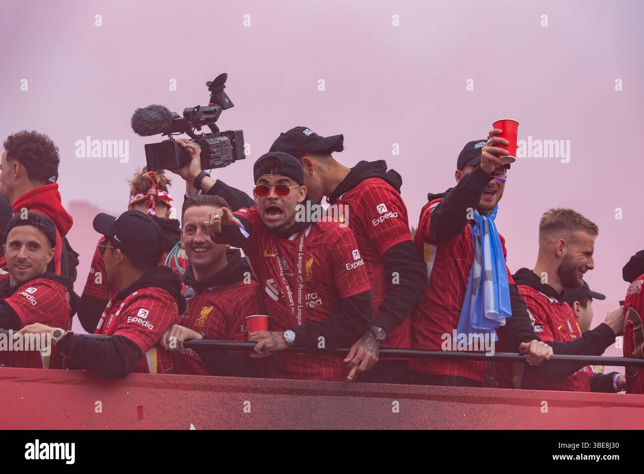 Liverpool Football Club Premier League Champions victory parade through ...