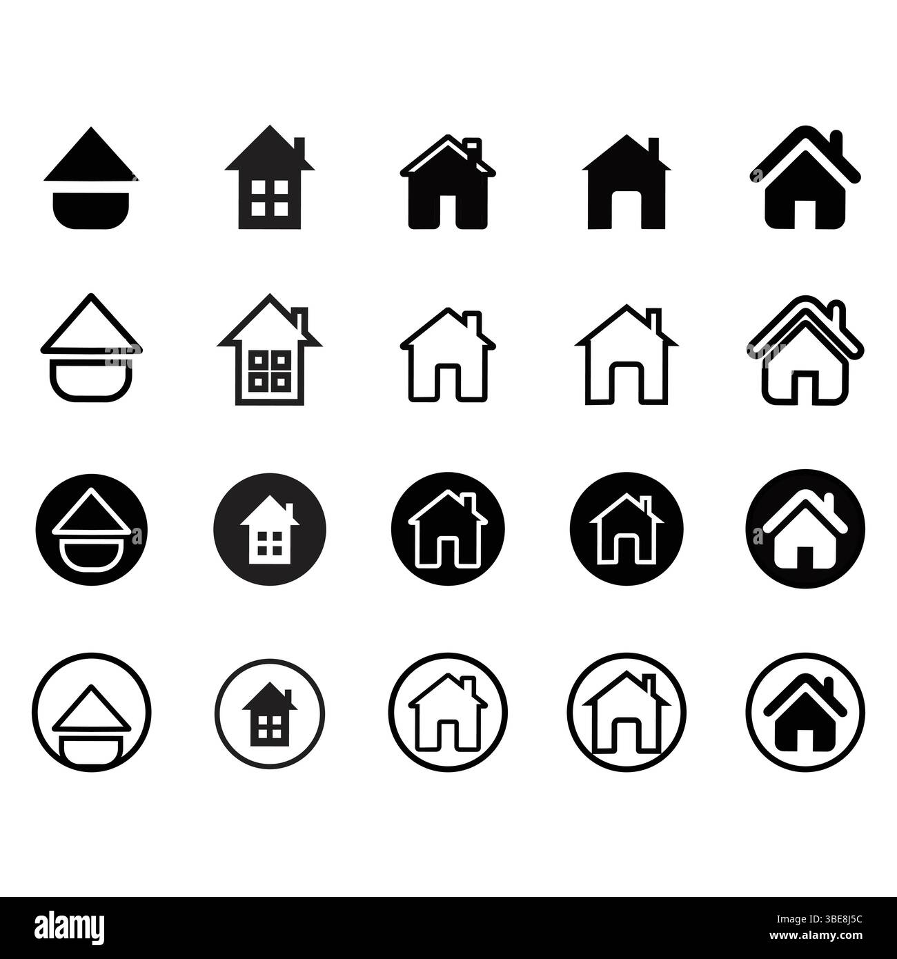 Home call icon Black and White Stock Photos & Images - Alamy