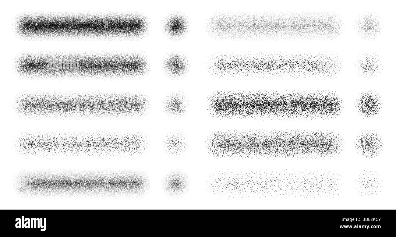 Halftone brushes hi-res stock photography and images - Alamy