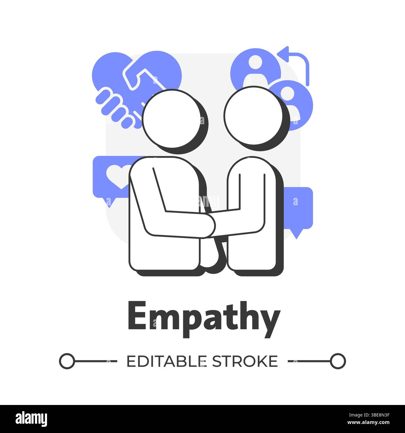 Drop success icon outline Cut Out Stock Images & Pictures - Alamy