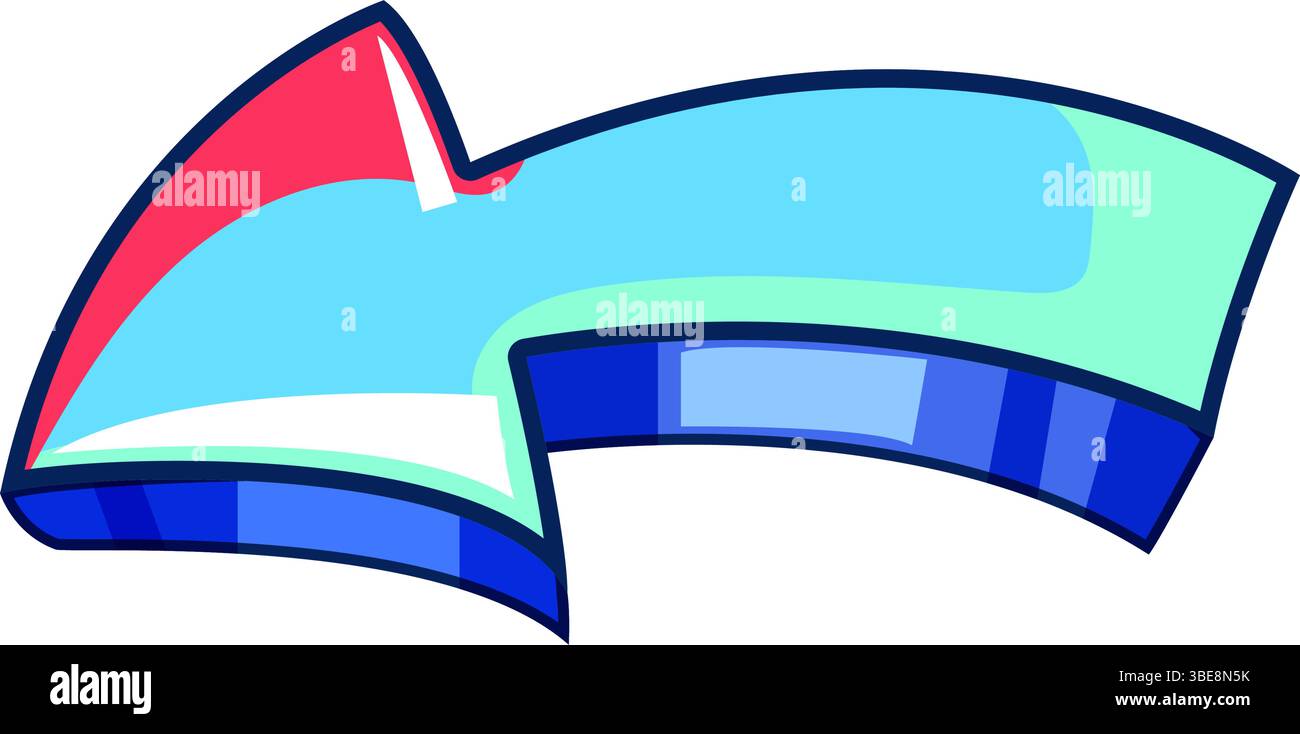 tagging graffiti arrow cartoon vector illustration Stock Vector Image ...