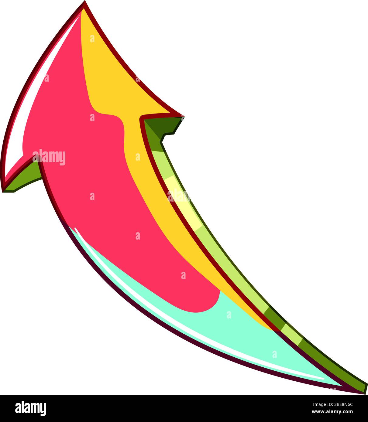 spray graffiti arrow cartoon vector illustration Stock Vector Image ...