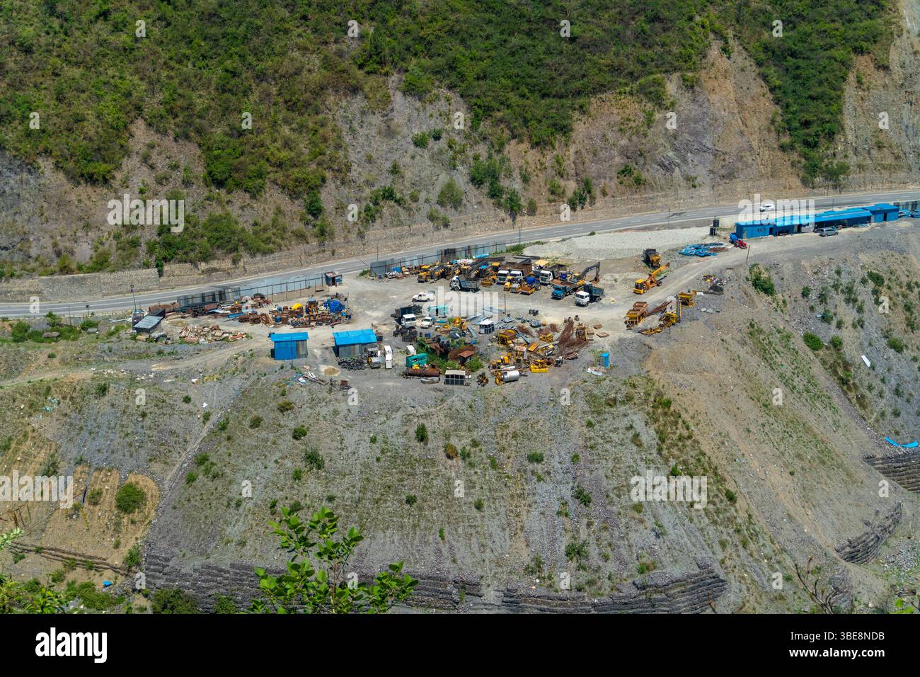 May20th Chinyalisaur, Uttarakhand, India. Major construction site in ...