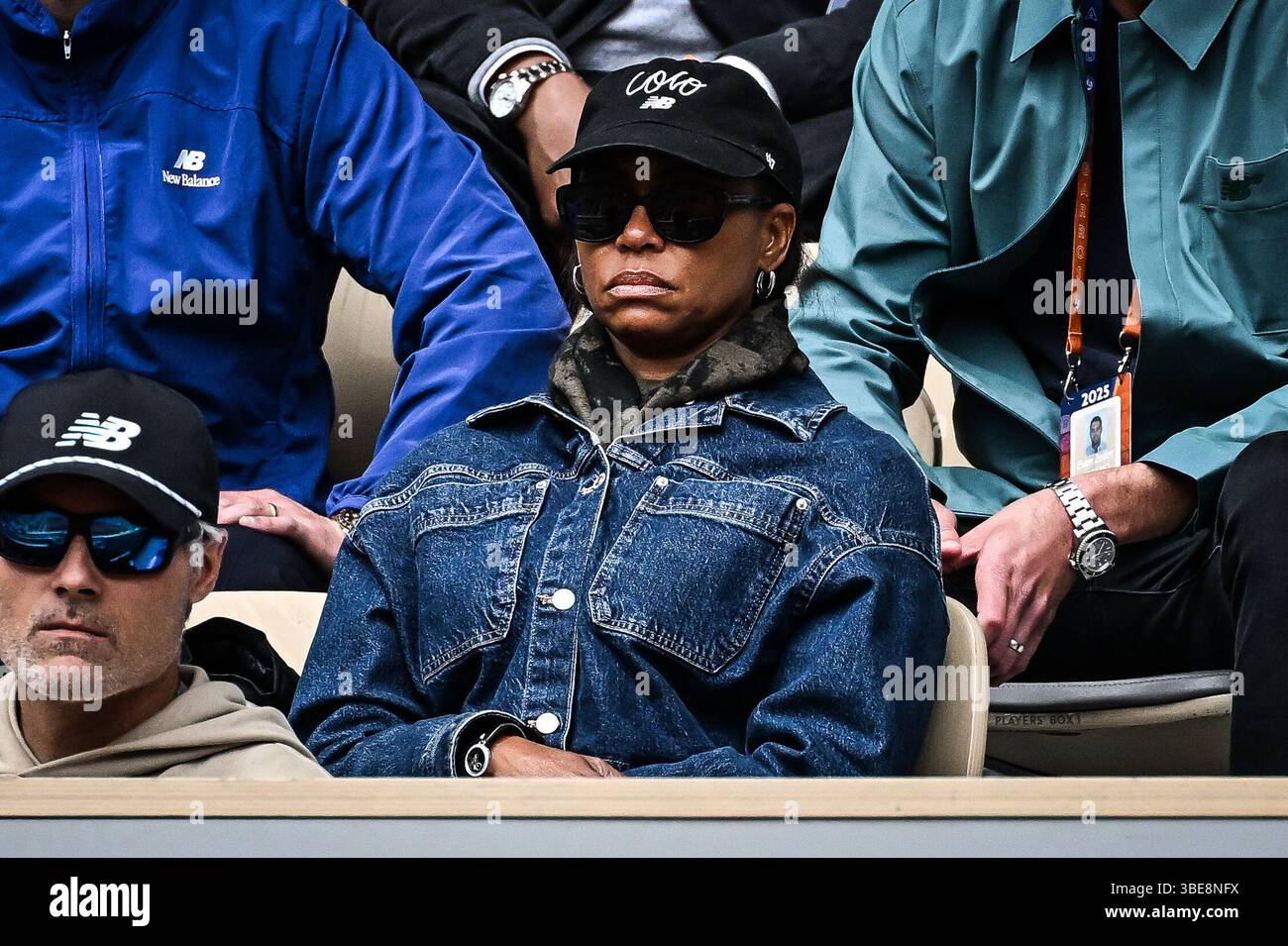 Candi GAUFF mother of Coco GAUFF during the third day of the Roland ...